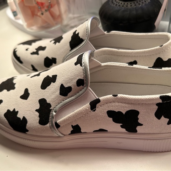 SHEIN | Shoes | New Cow Print Sneaker Slide | Poshmark